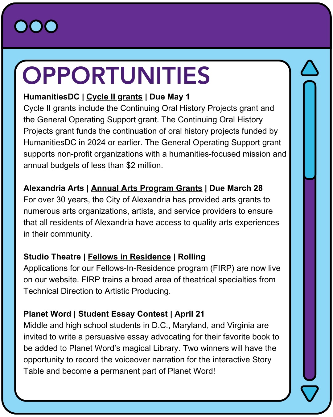 DC Arts and Humanities Education Collaborative | Washington D.C. DC