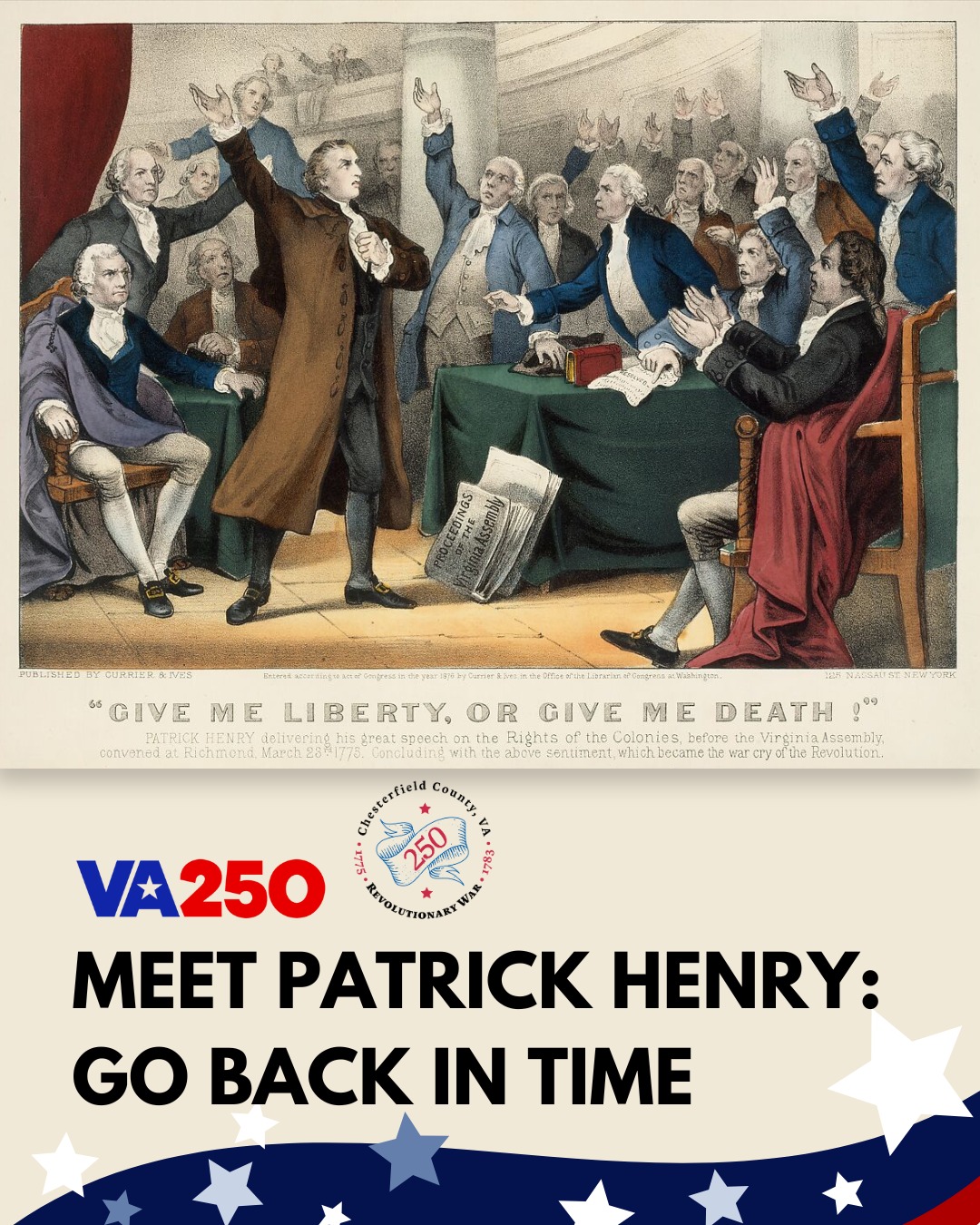 Chesterfield - Step Back in Time with Patrick Henry! 🕰️ This Sunday ...