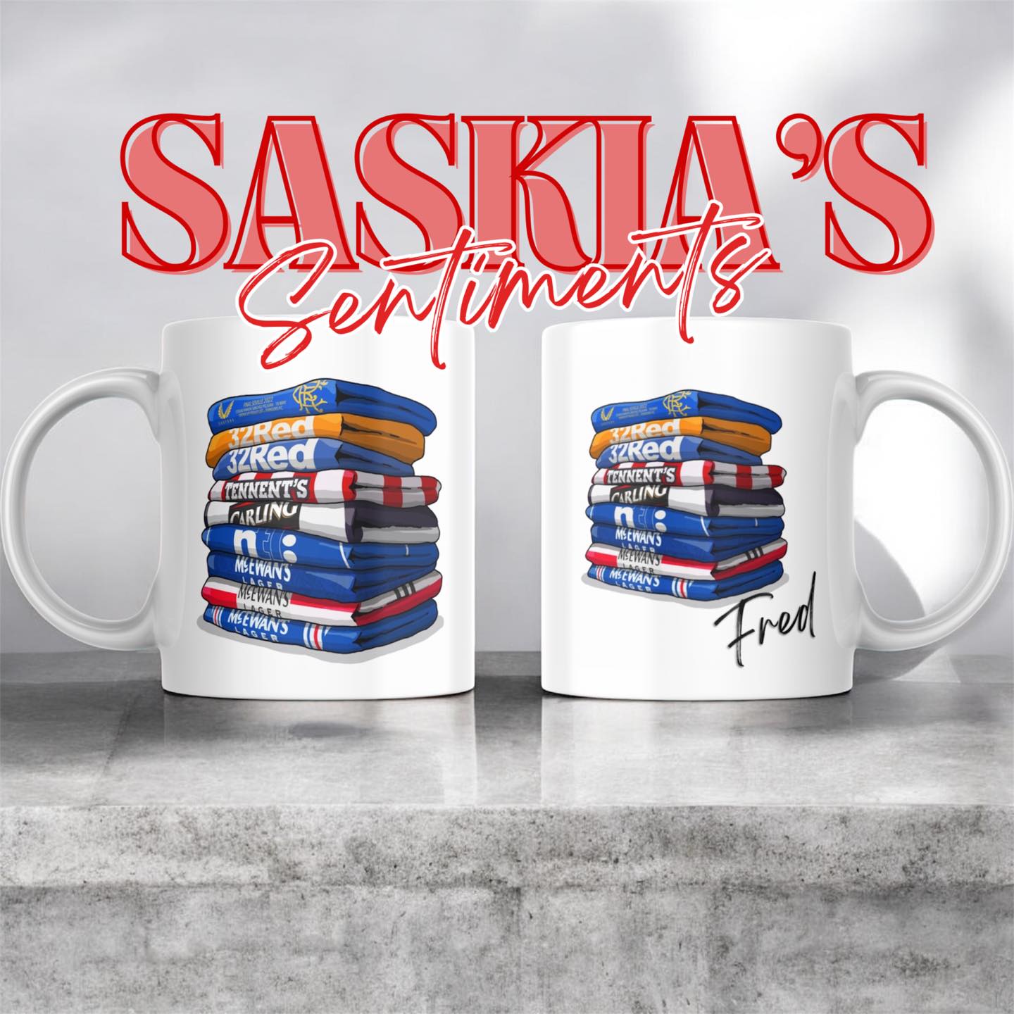 Saskias And On That Note Take A Look At Our New Rangers Fc Mugs 💙 ️
