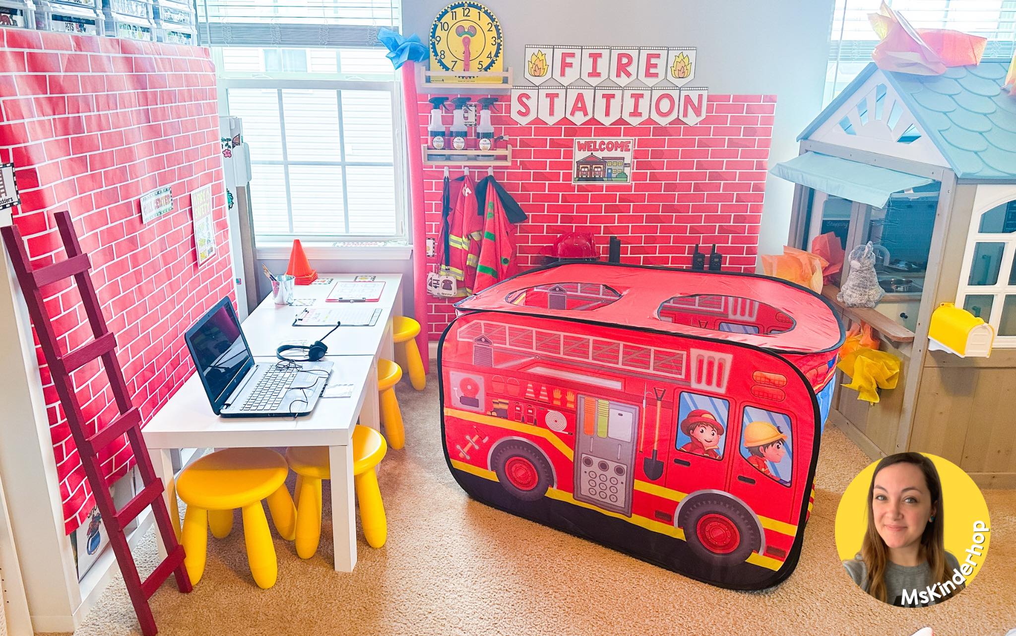 🚨New dramatic play! Fire Station 🧯🚒🔥... - Kinderhop Corner | Facebook