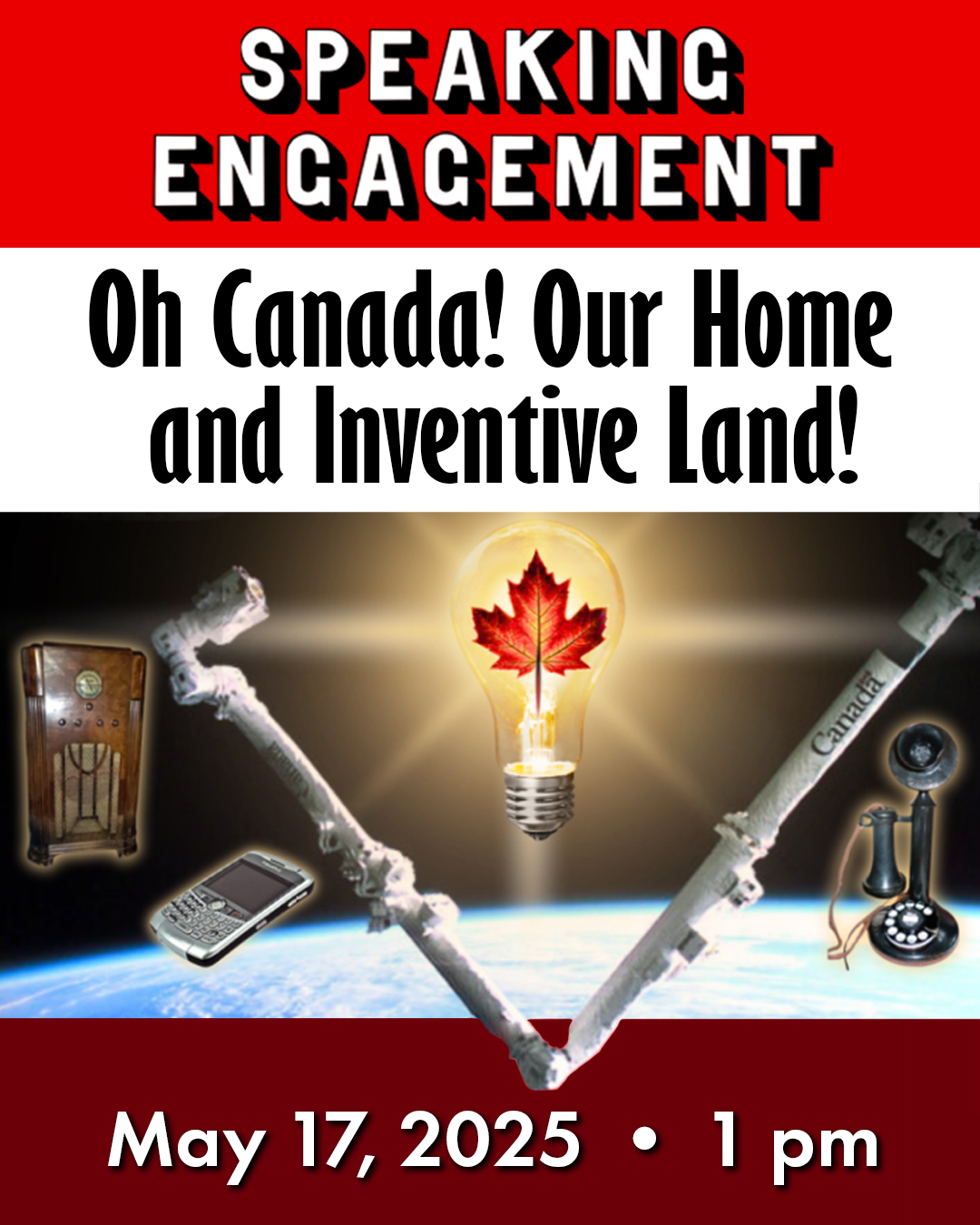 Canadian - SPEAKING ENGAGEMENT REMINDER - Bestselling Professor Mark ...