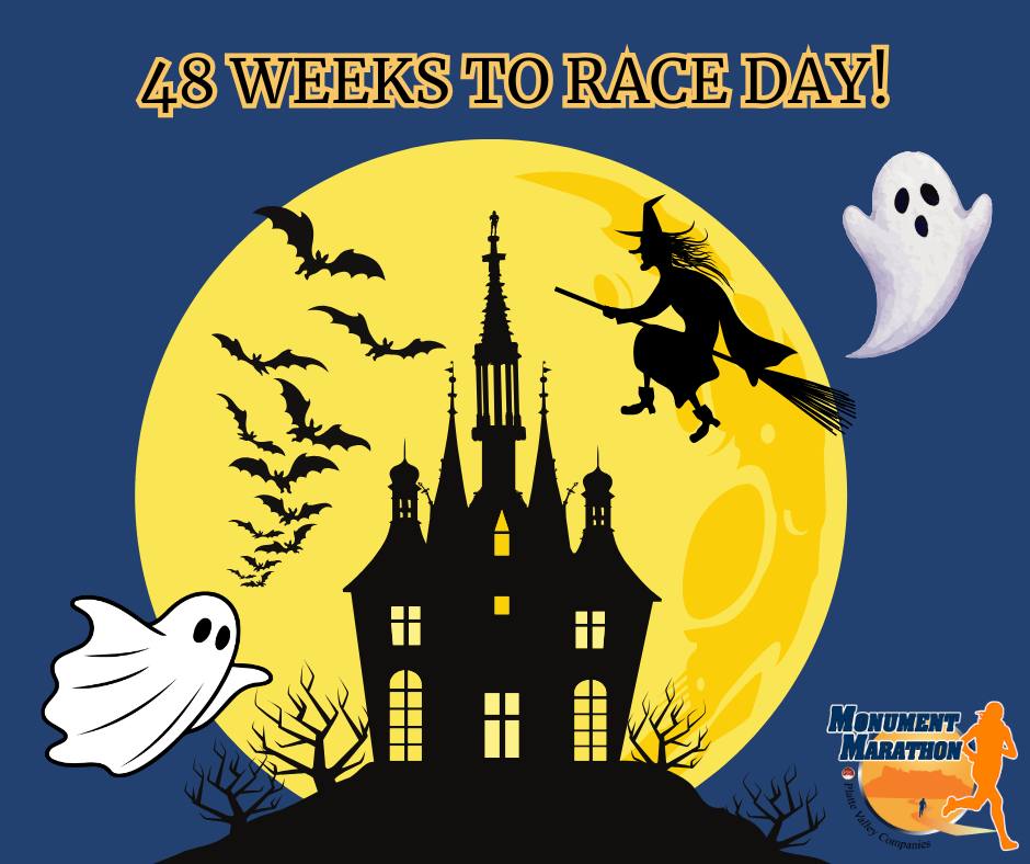 Monument - 🧙‍♀️👻 48 weeks to race day and the countdown is officially ...