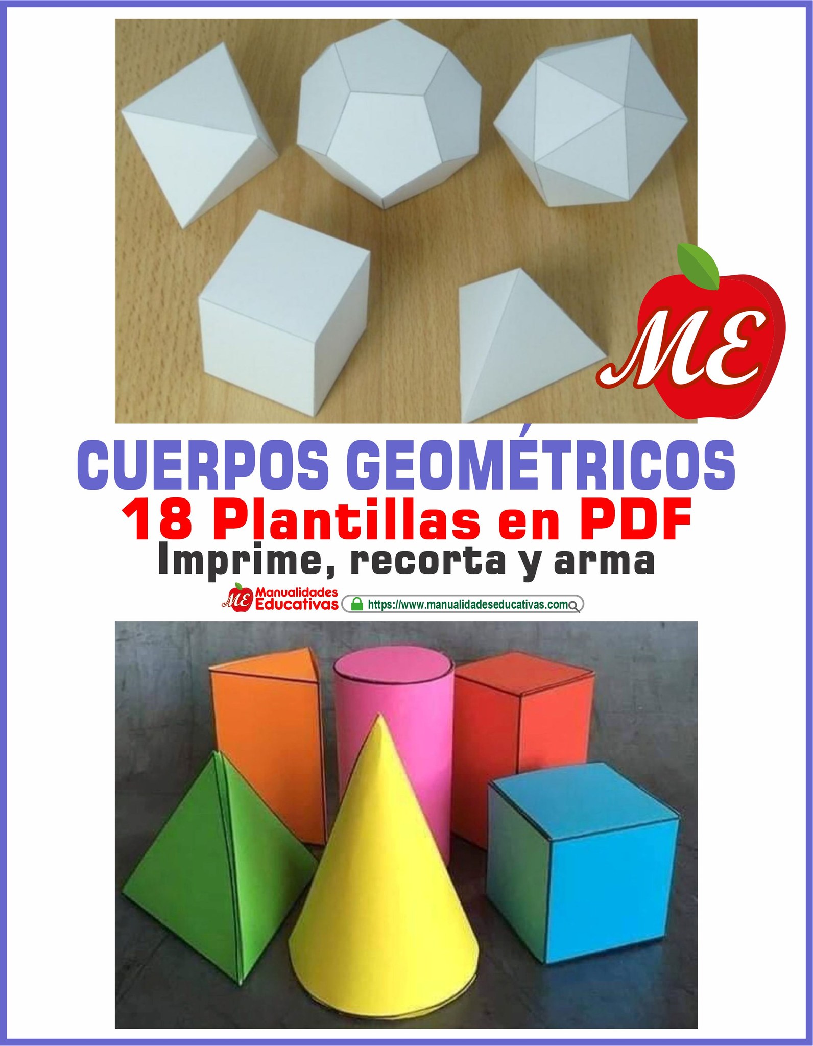 Cuerpos Geométricos De Materiales Educativos Gratis Facebook 7020