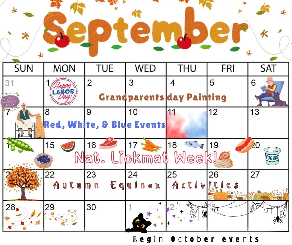 PetSuites - 🍂🐾 September Enrichment Calendar is Here! 🐾🍂 We’ve got a ...