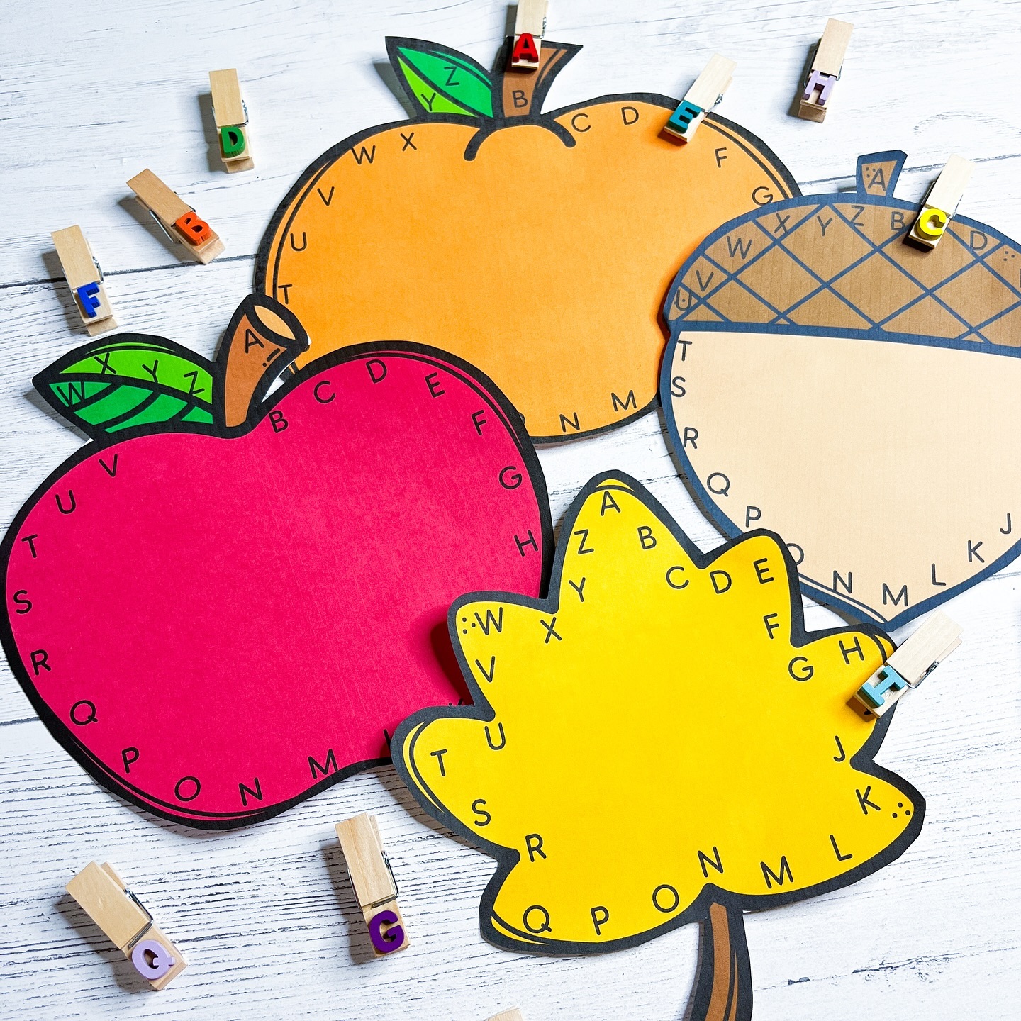 🍁NEW🍎 Fall Alphabet clipping... - Teaching the Whole Child