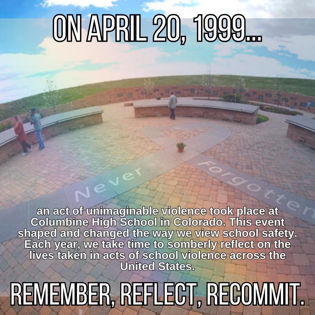 National - Yesterday marked 26 years since the massacre at Columbine ...
