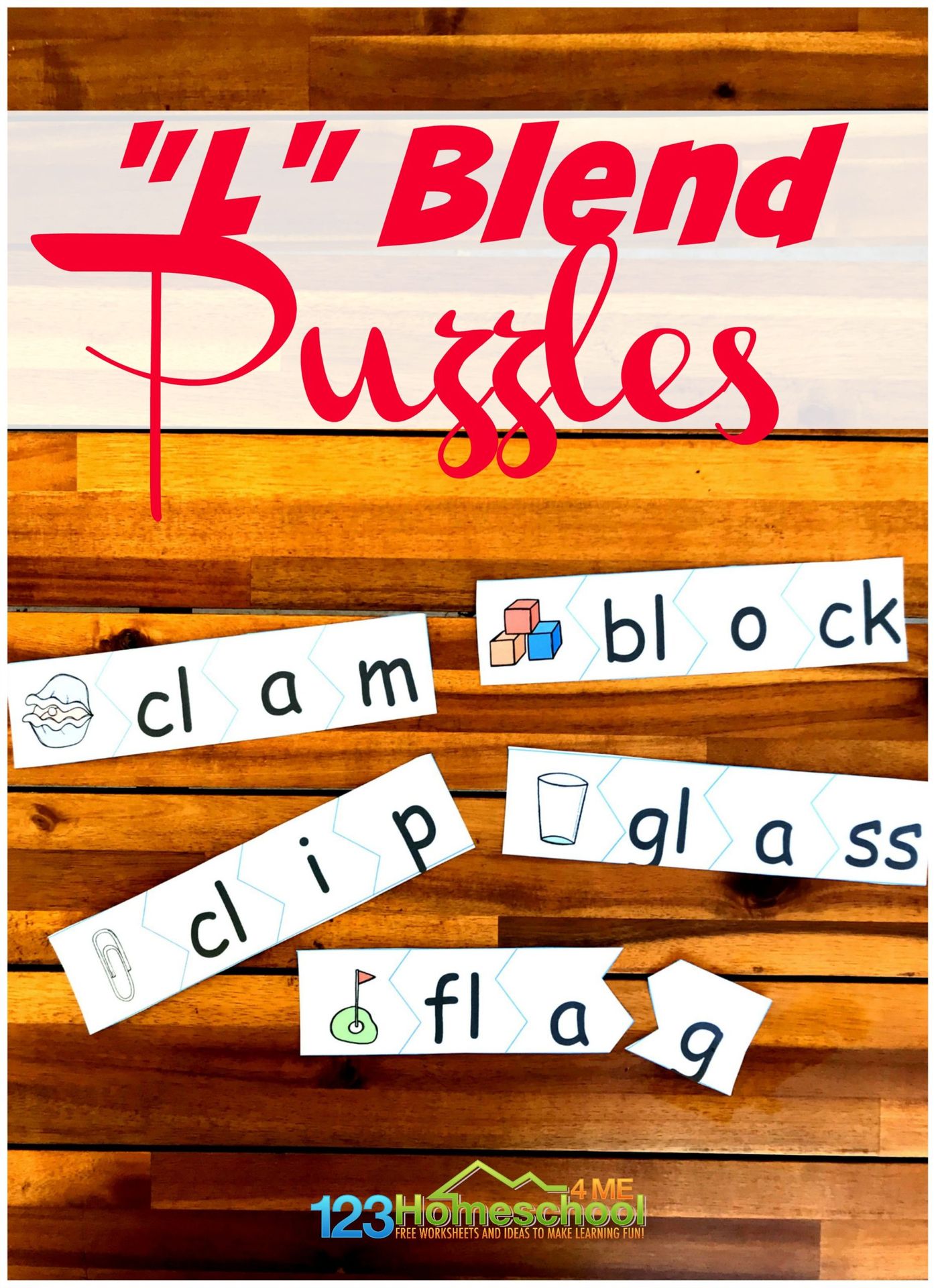 FREE L Blends Puzzles Phonics... - 123 Homeschool 4 Me | Facebook