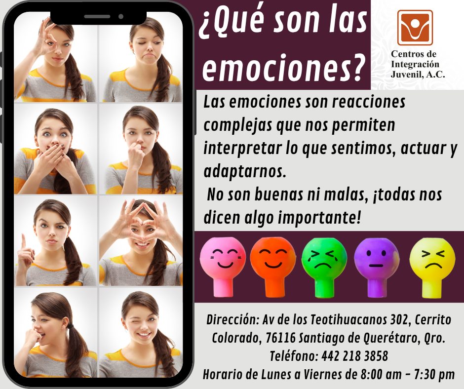 CIJ - 😊😠😢 ¿Qué son las emociones? Las emociones son reacciones ...