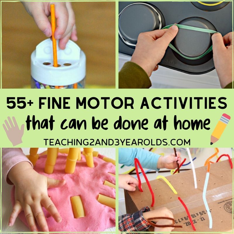 It’s easy to strengthen fine motor skills at home with toddlers and ...