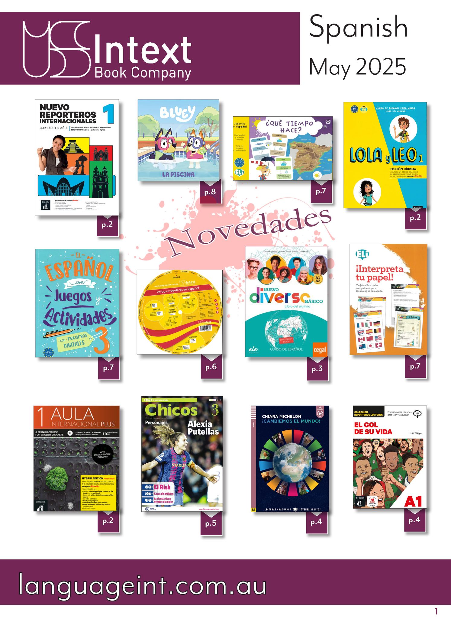 Language - Our Intext May 2025 Spanish brochure is now completed on our ...