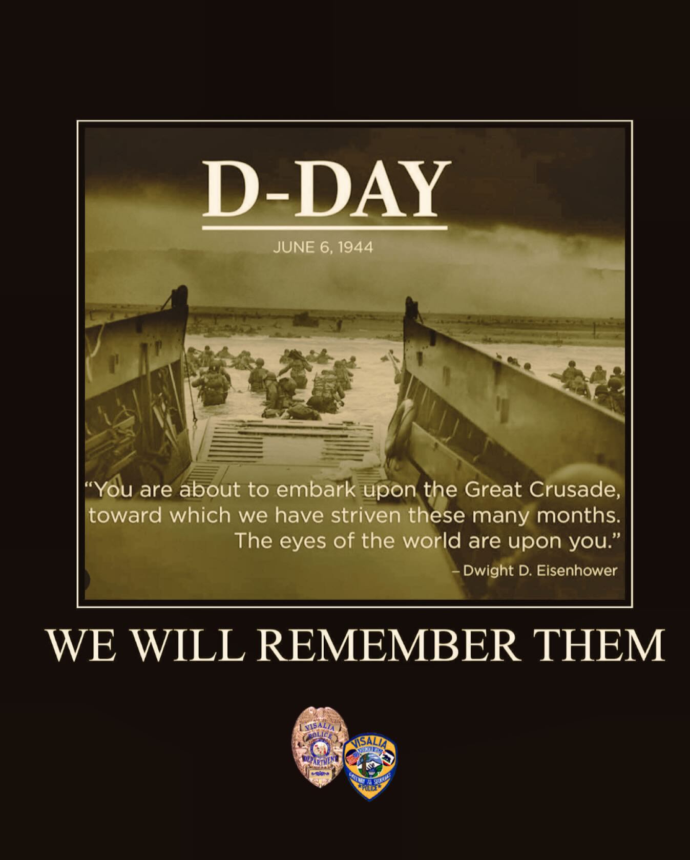 Visalia - June 6, 1944 — D-Day. Today we remember one of the most ...