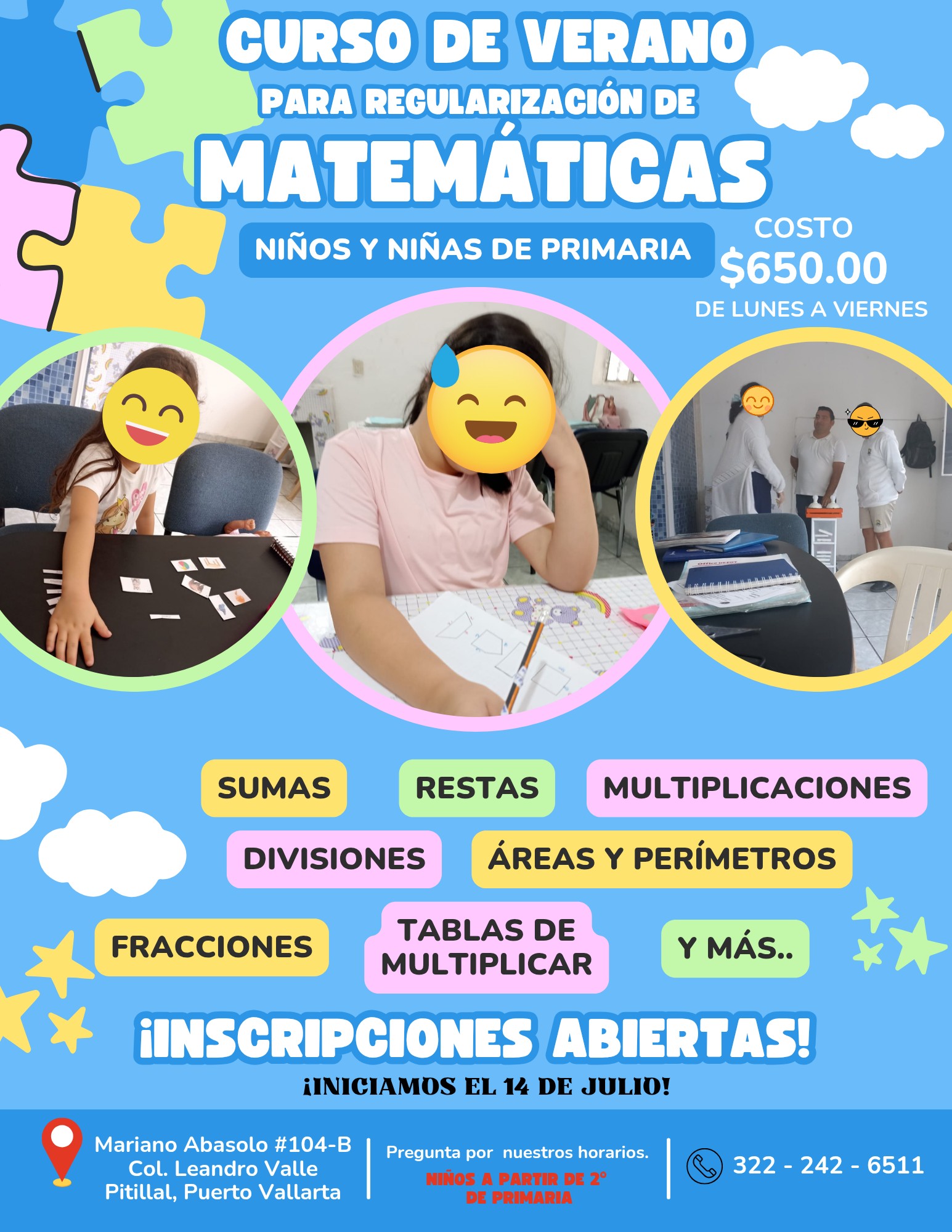 Centro de regularización de matemáticas. | Puerto Vallarta