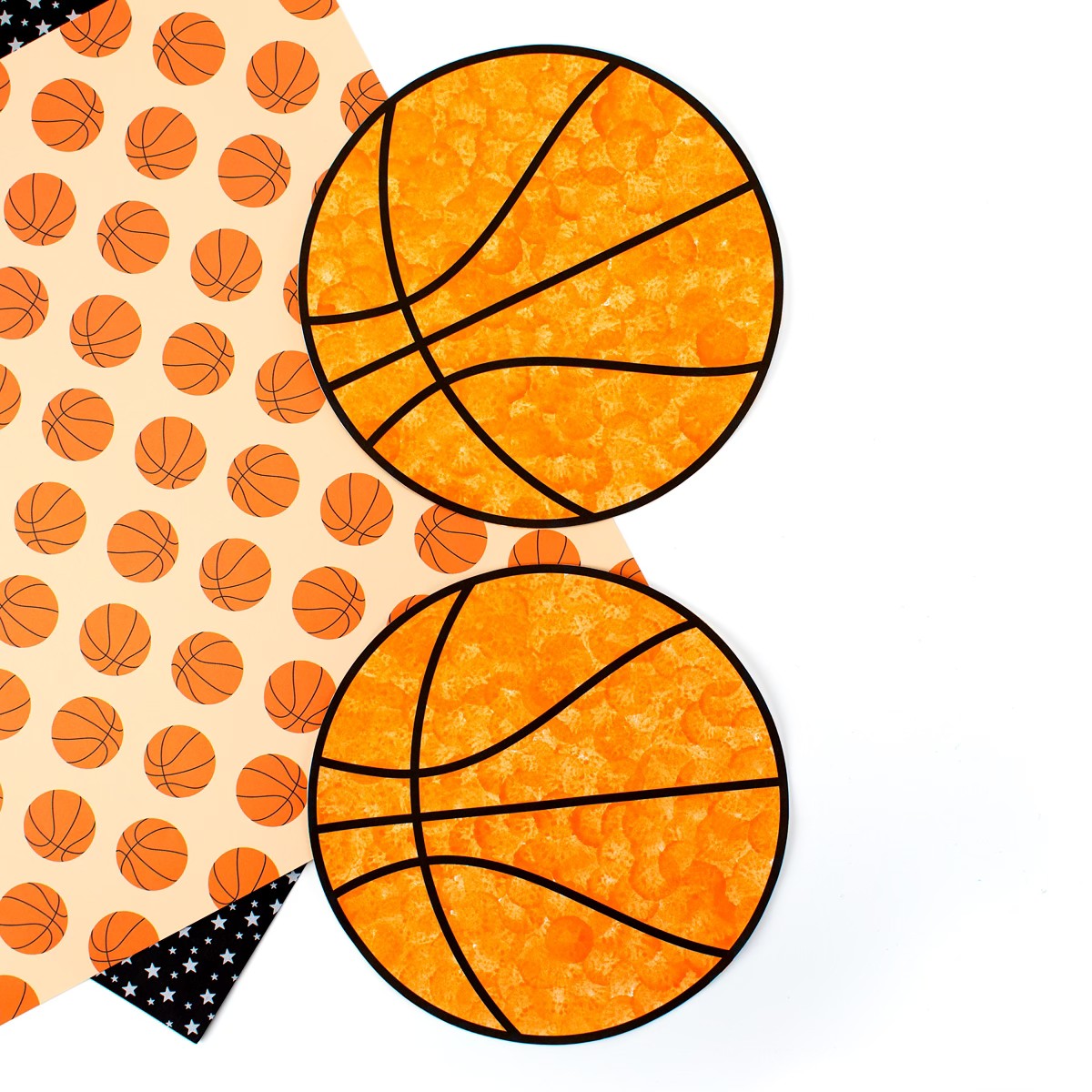Fireflies - Dot markers are the perfect texture for basketball crafts ...