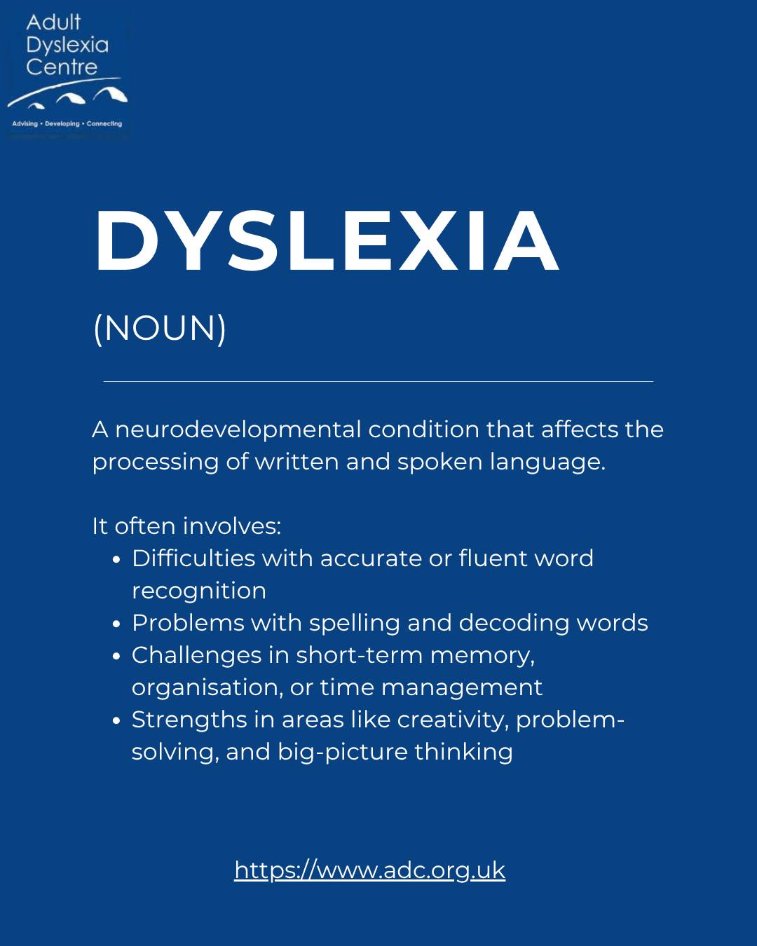 Adult - What is dyslexia? Dyslexia is a neurodevelopmental condition ...