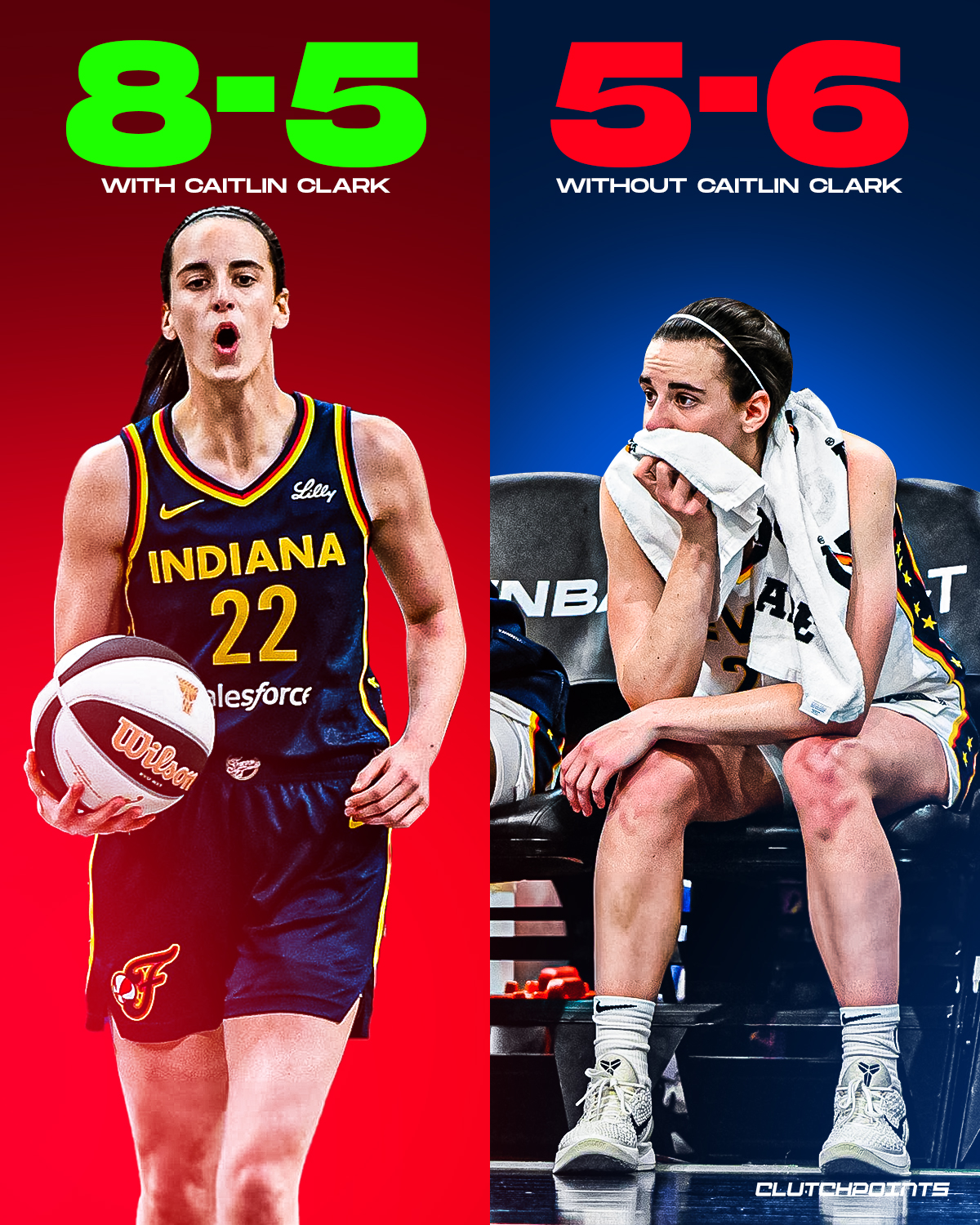 WNBA - The difference is night and day. The Indiana Fever's season can ...