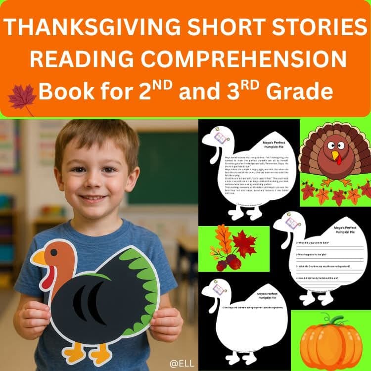 Elementary Classroom Decoration | Thanksgiving short stories reading ...