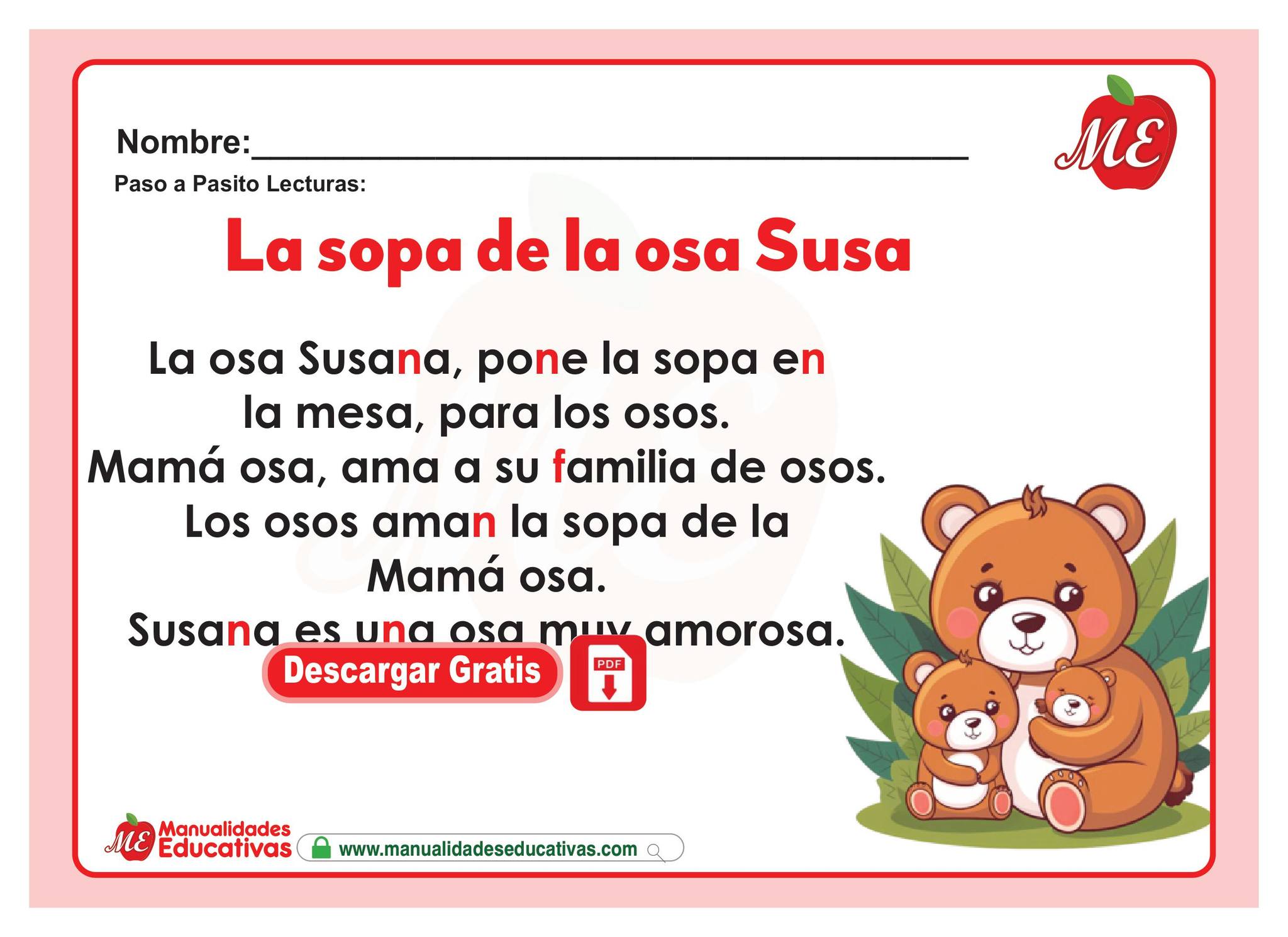 Material - Paso a Pasito Lecturas 1° Primaria ⭕️LECTURA COMPLETO EN PDF ...