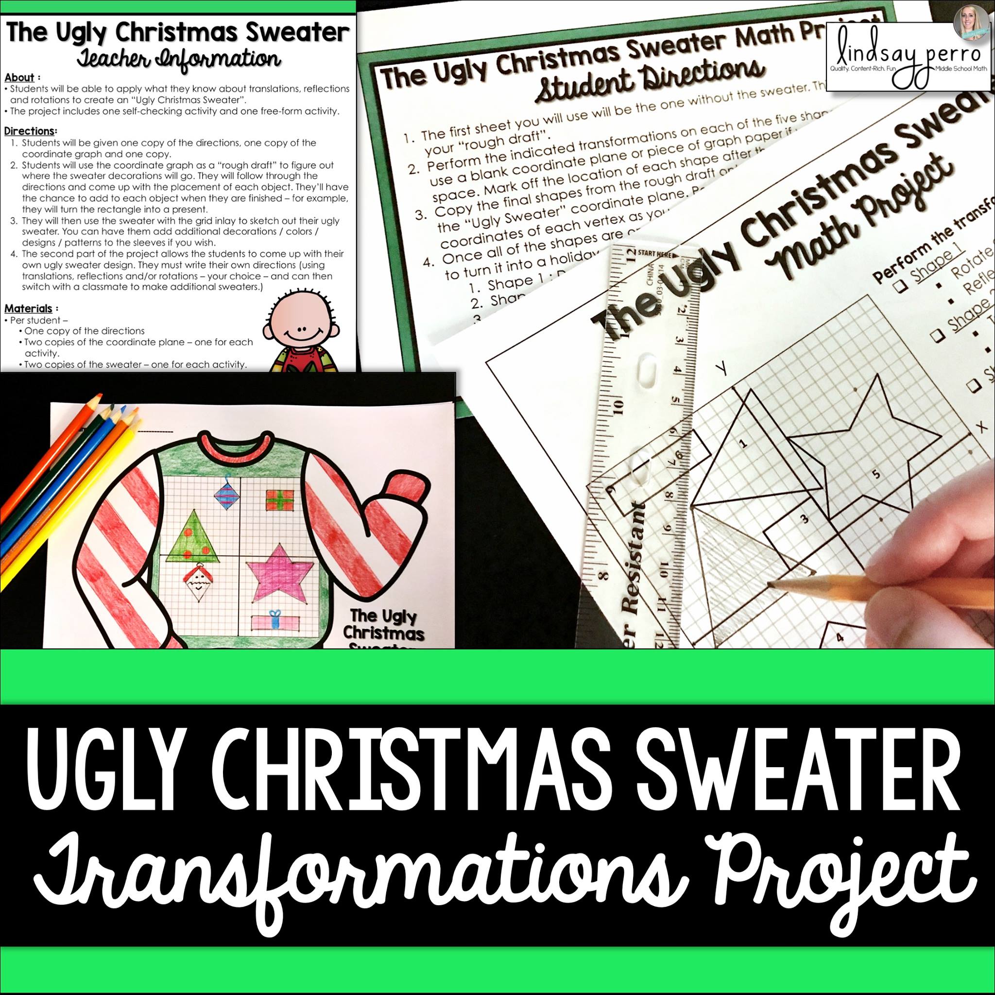 Beyond - Geometric Transformations + Ugly Christmas Sweaters = the ...