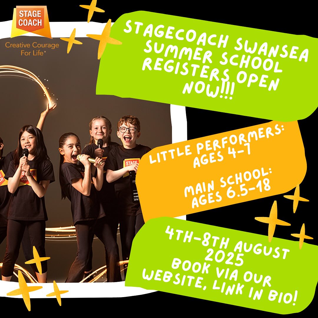 Stagecoach Performing Arts Swansea - ☀️SUMMER SCHOOL☀️ During these ...