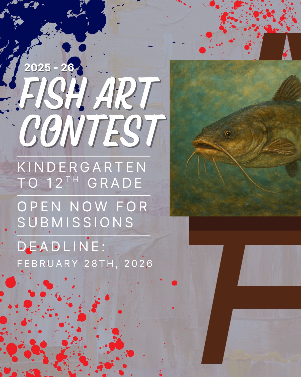 Catfish NOW - Calling all young artists! The 2025-26 Fish... | Facebook