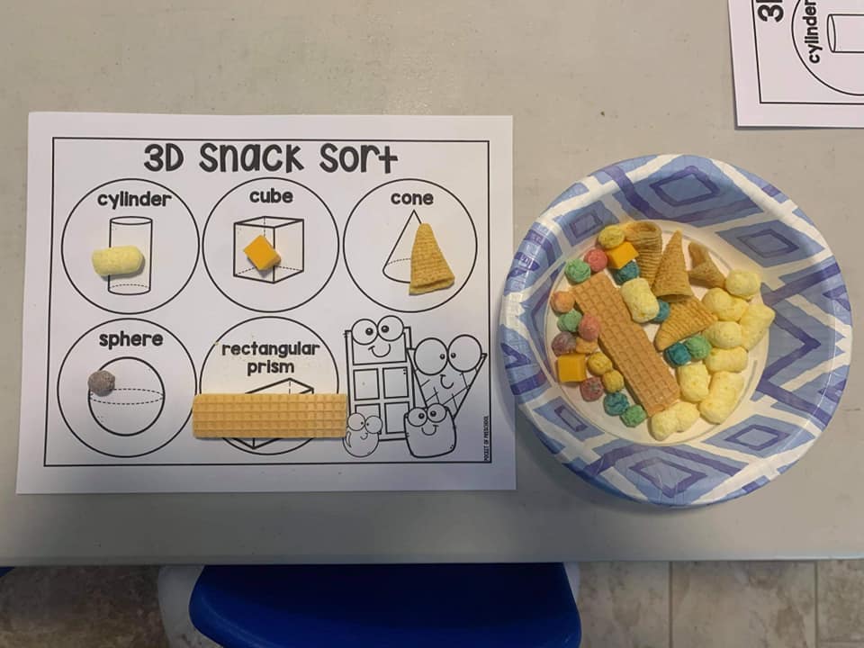 We did a 3D snack sort today... - Leap to Learning Preschool | Facebook