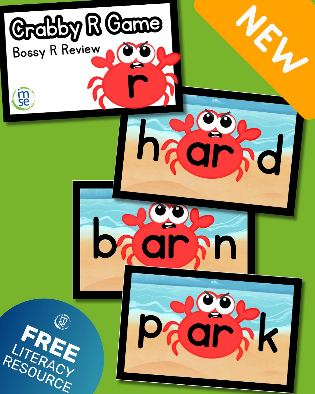 🦀 FREEBIE ALERT: Crabby R Matching... - Orton-Gillingham | Facebook