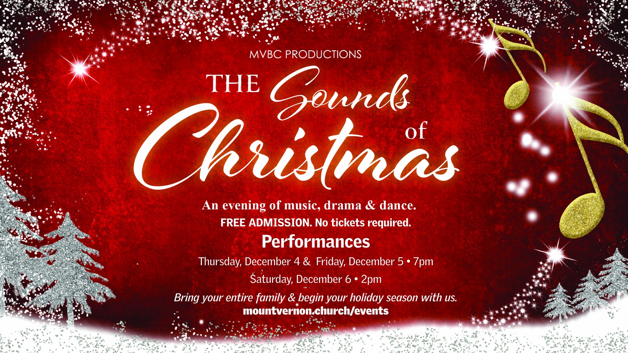 The Sounds of Christmas: an evening of music, drama & dance