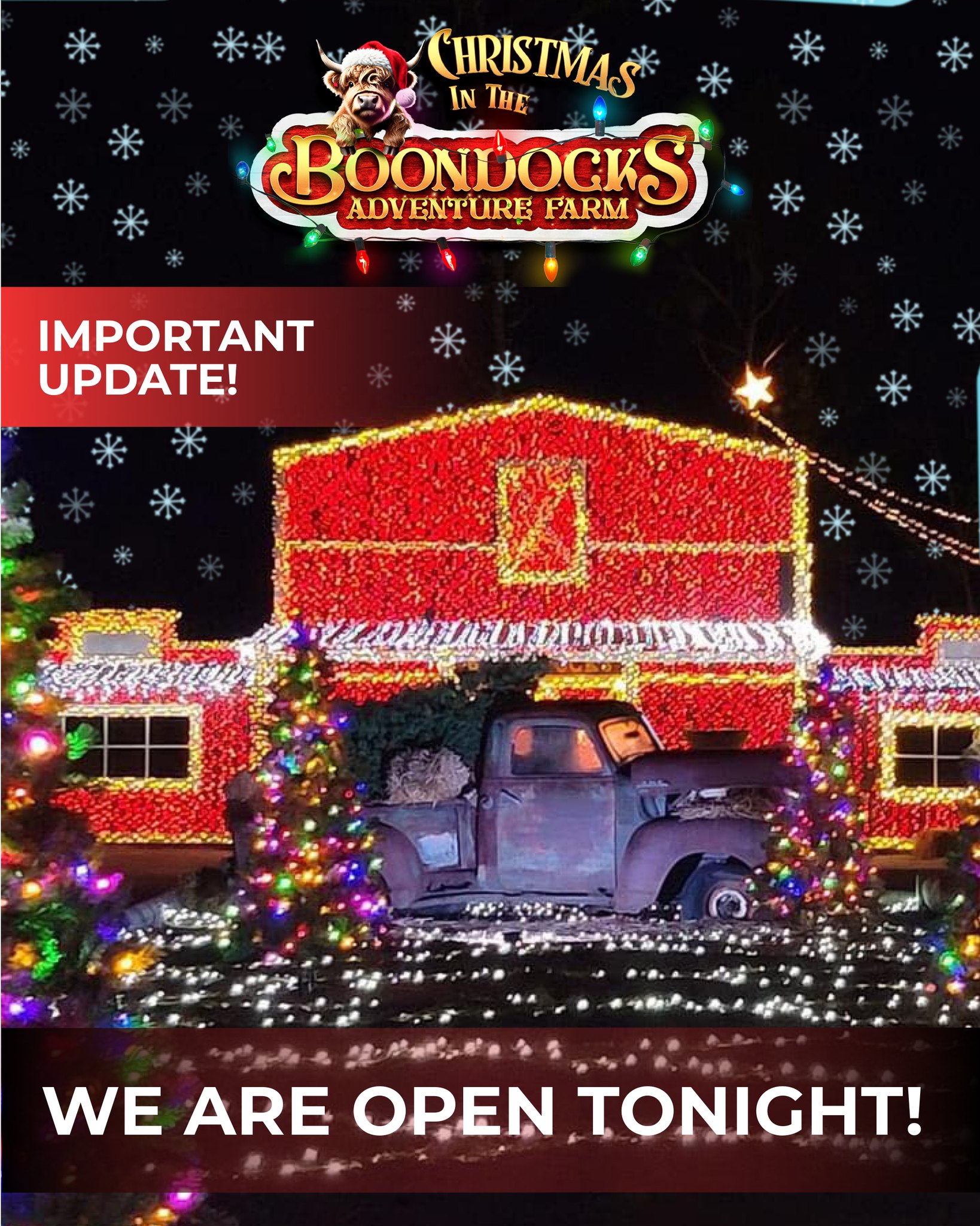 Boondocks - Important Update – Christmas in the Boondocks At Boondocks ...