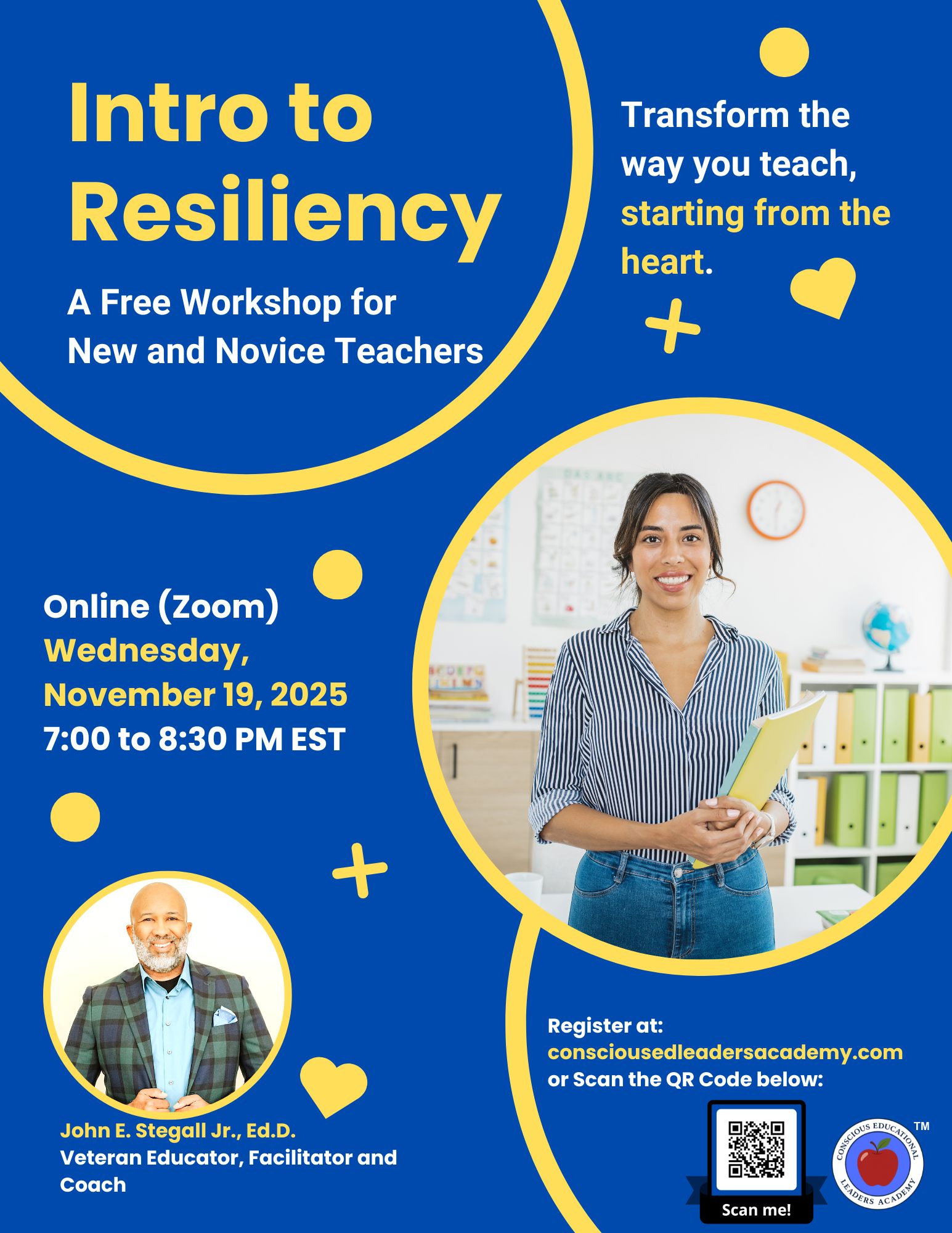 Intro to Resiliency: A Free Workshop for New and Novice Teachers