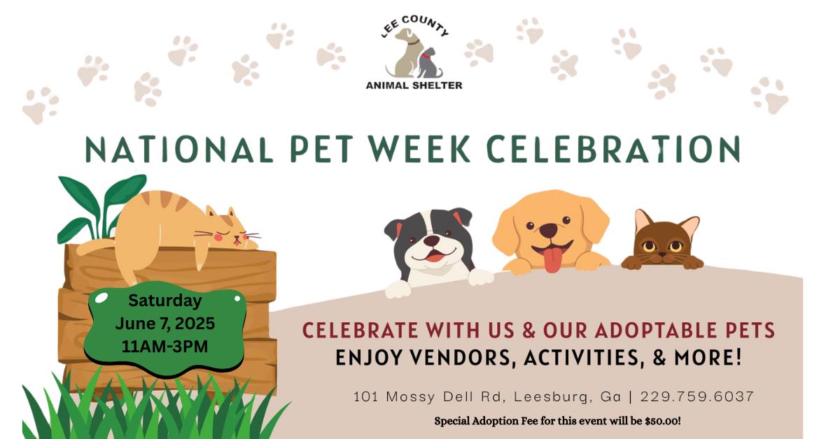 National Pet Celebration Week Adoption Event