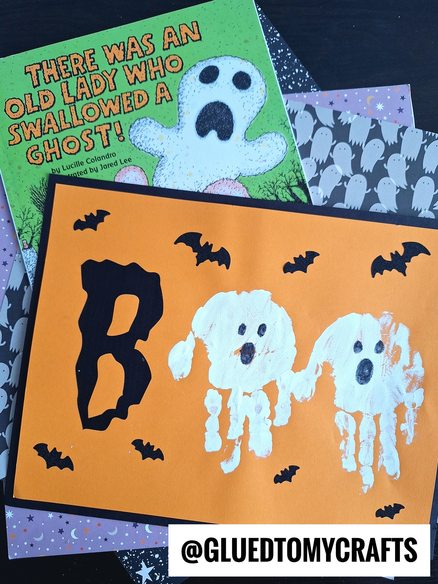 Glued - Handprint Ghost Keepsake Printable 👻 https://www ...