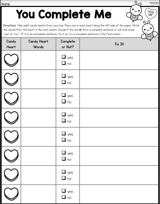 Education to the Core - What a fun way to practice complete and ...