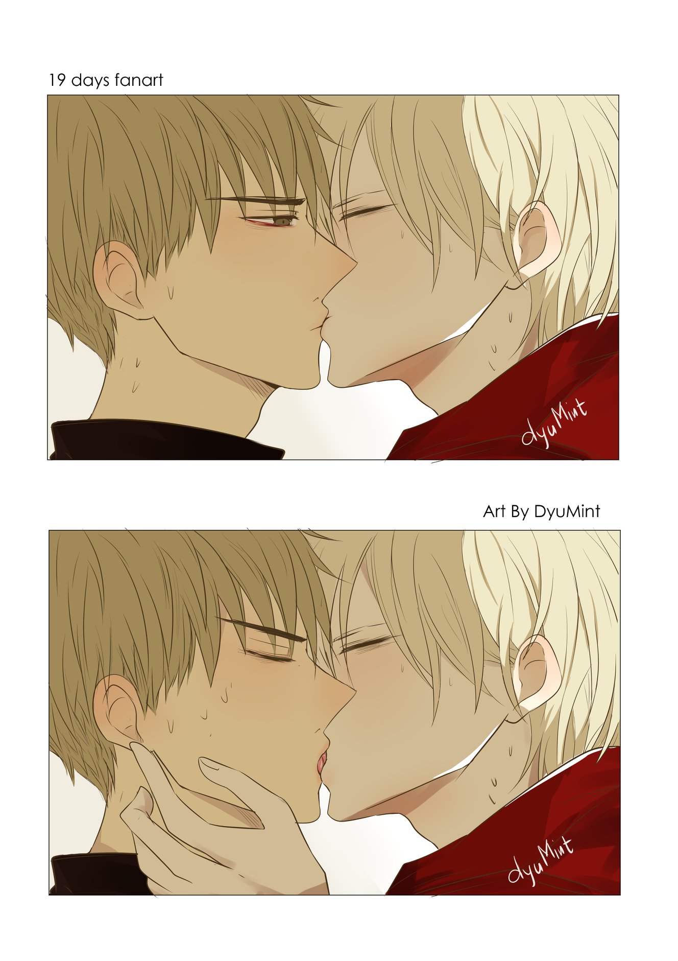 Dyumint Happy Yaoi Day Heres A 19 Days Fanart