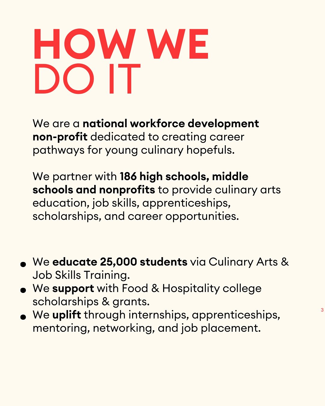 Culinary Careers Program - C•CAP | New York NY