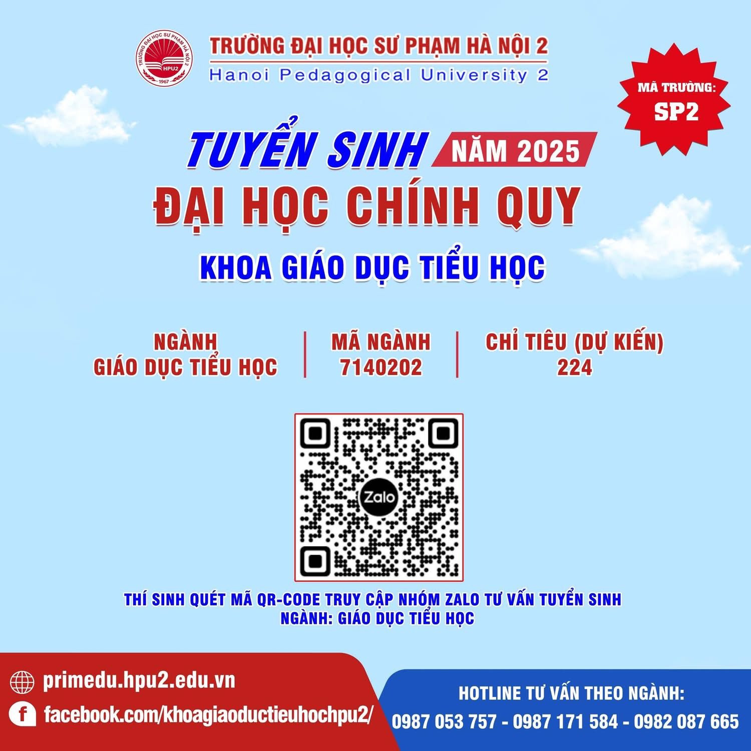 Thôn Thông Tin Tuyển Sinh Trường Đại Học Sư Phạm Hà Nội 2 7050