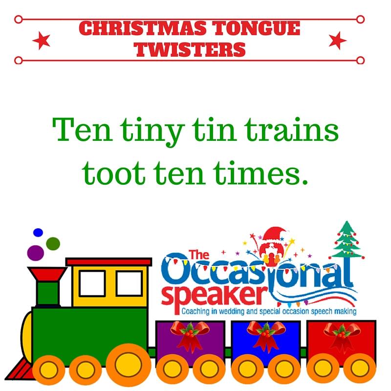 A Christmas tongue twister... - The Occasional Speaker