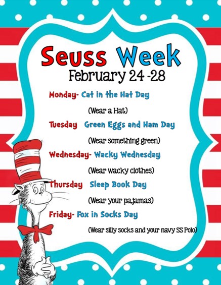 Southside - We are excited to celebrate Dr. Seuss Week with a fun ...