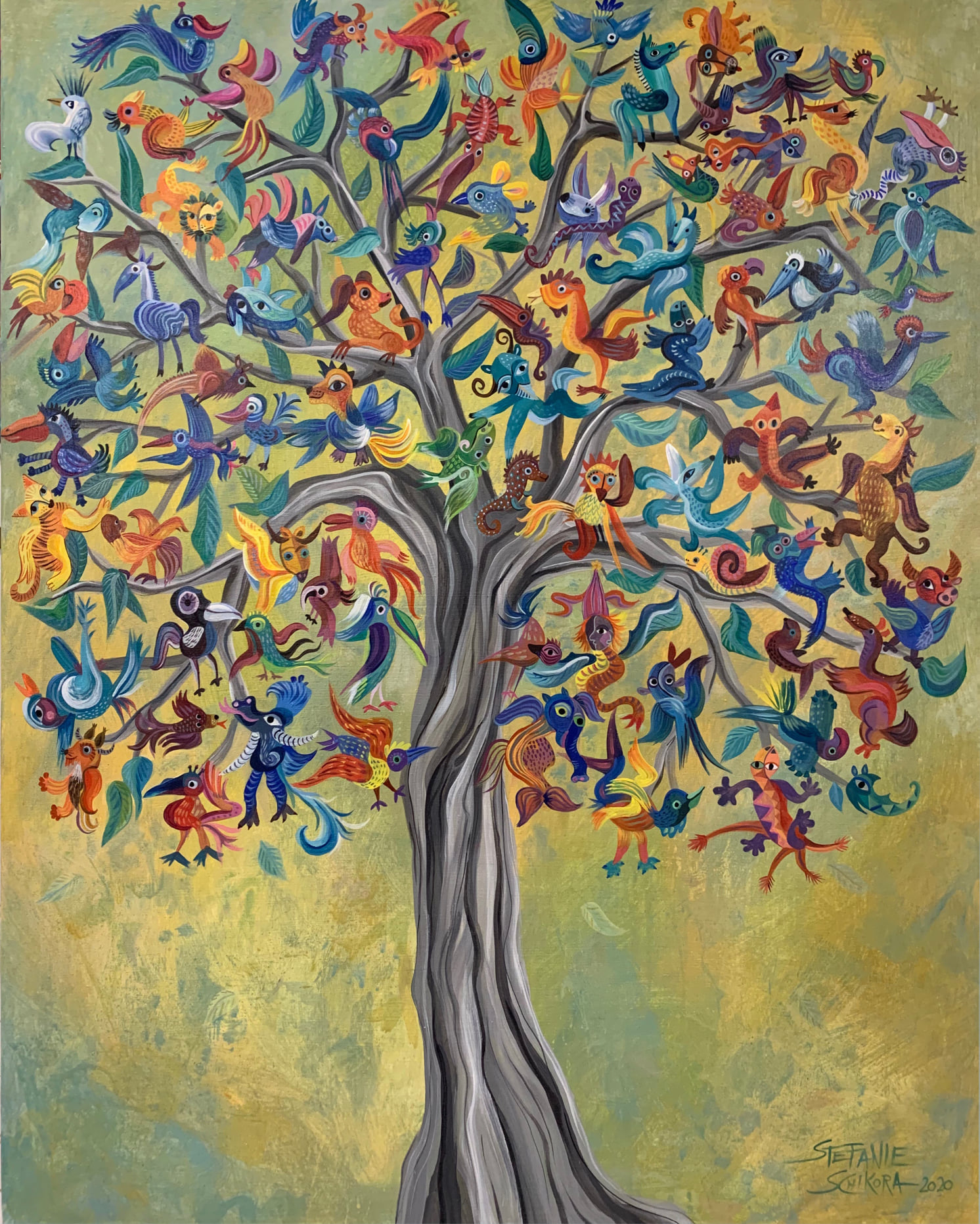 "Árbol de los animales fantásticos",... - Stefanie Schikora