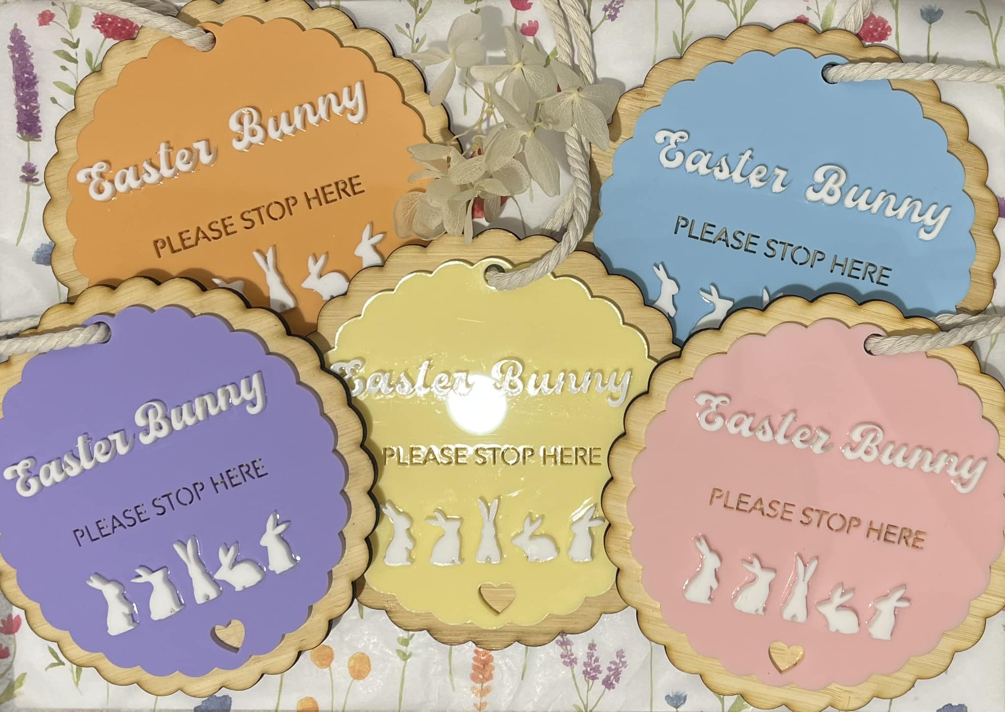Emily - Pastel range of signs to show the Easter bunny where to stop 🐰 ...