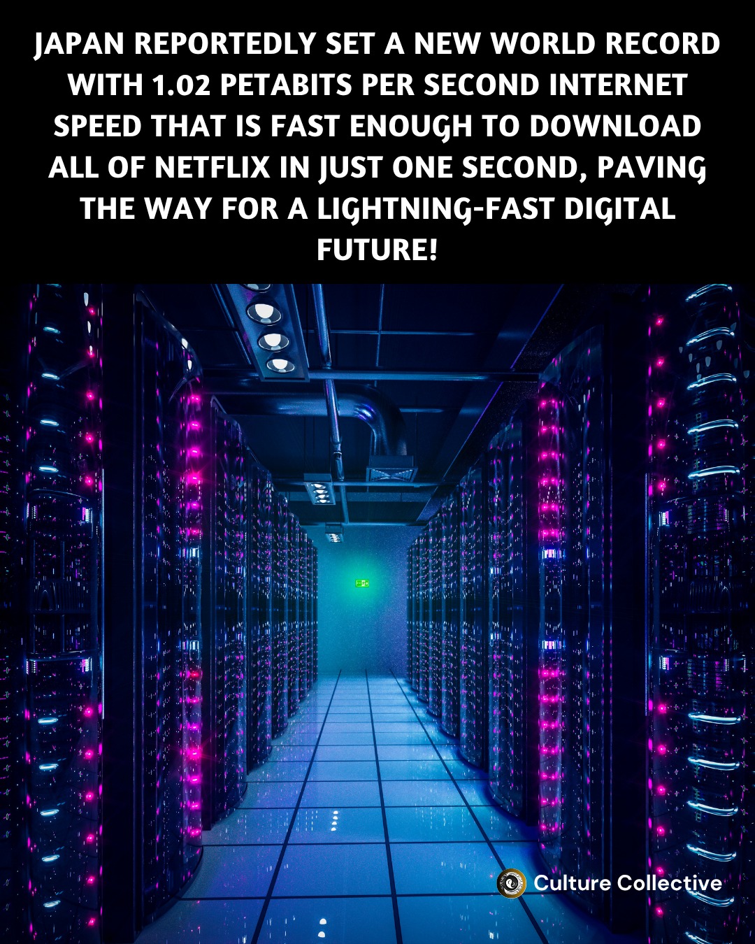 Culture Japan Set A New World Record For Internet Speed Achieving 1