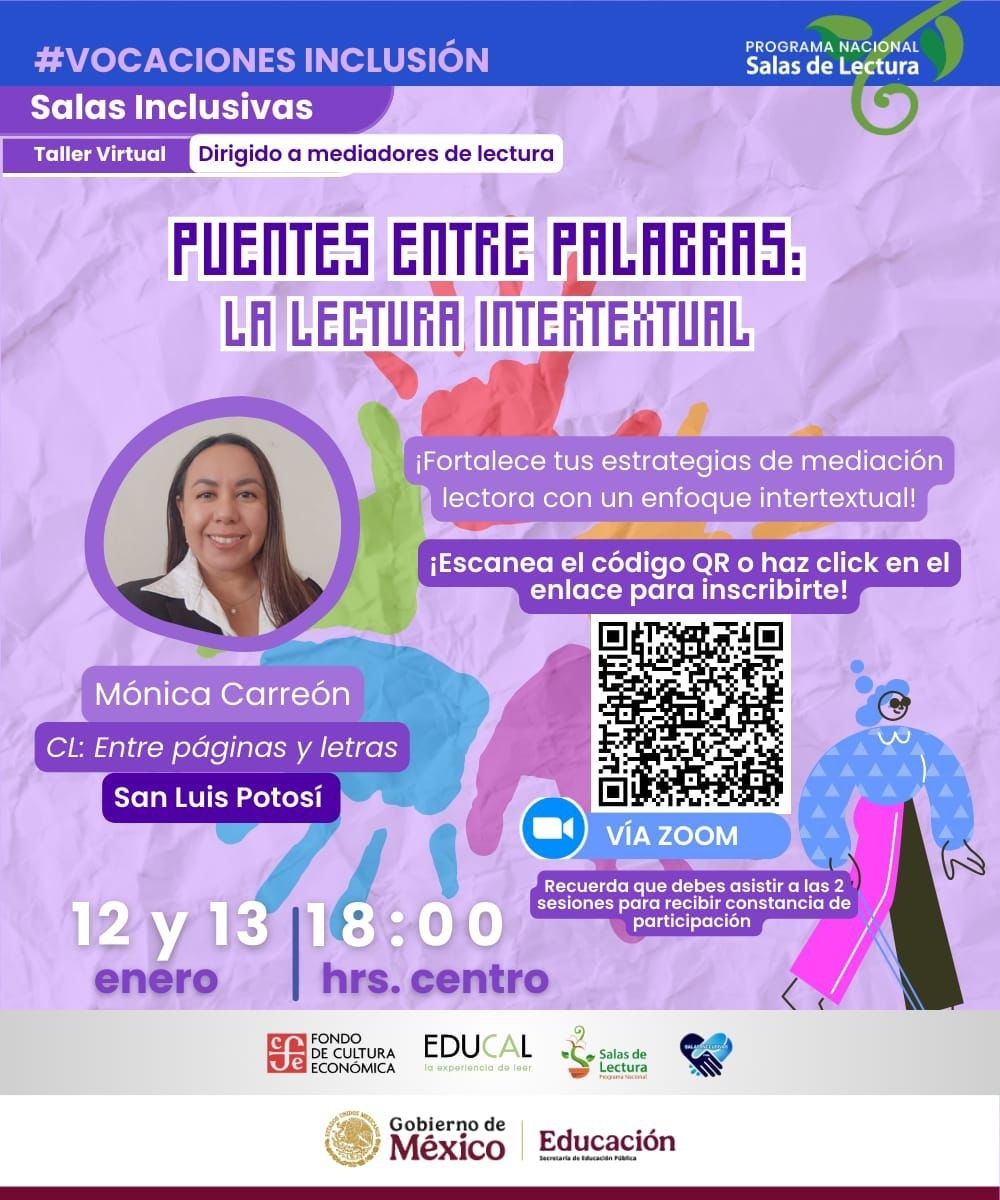 Salas - Salas Inclusivas te invita al taller “Puentes entre palabras ...