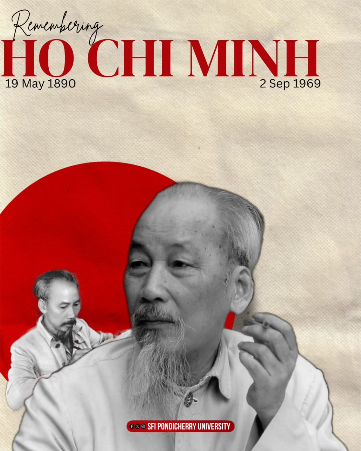 SFI - SFI PU remembers Ho Chi Minh, the indomitable revolutionary, anti ...