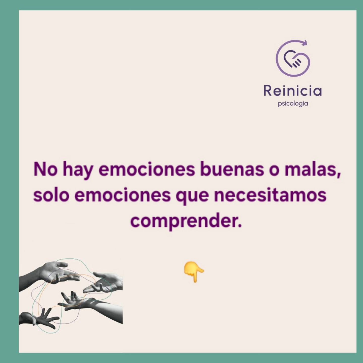 Centro - Nos han enseñado a dividir las emociones en buenas y malas ...