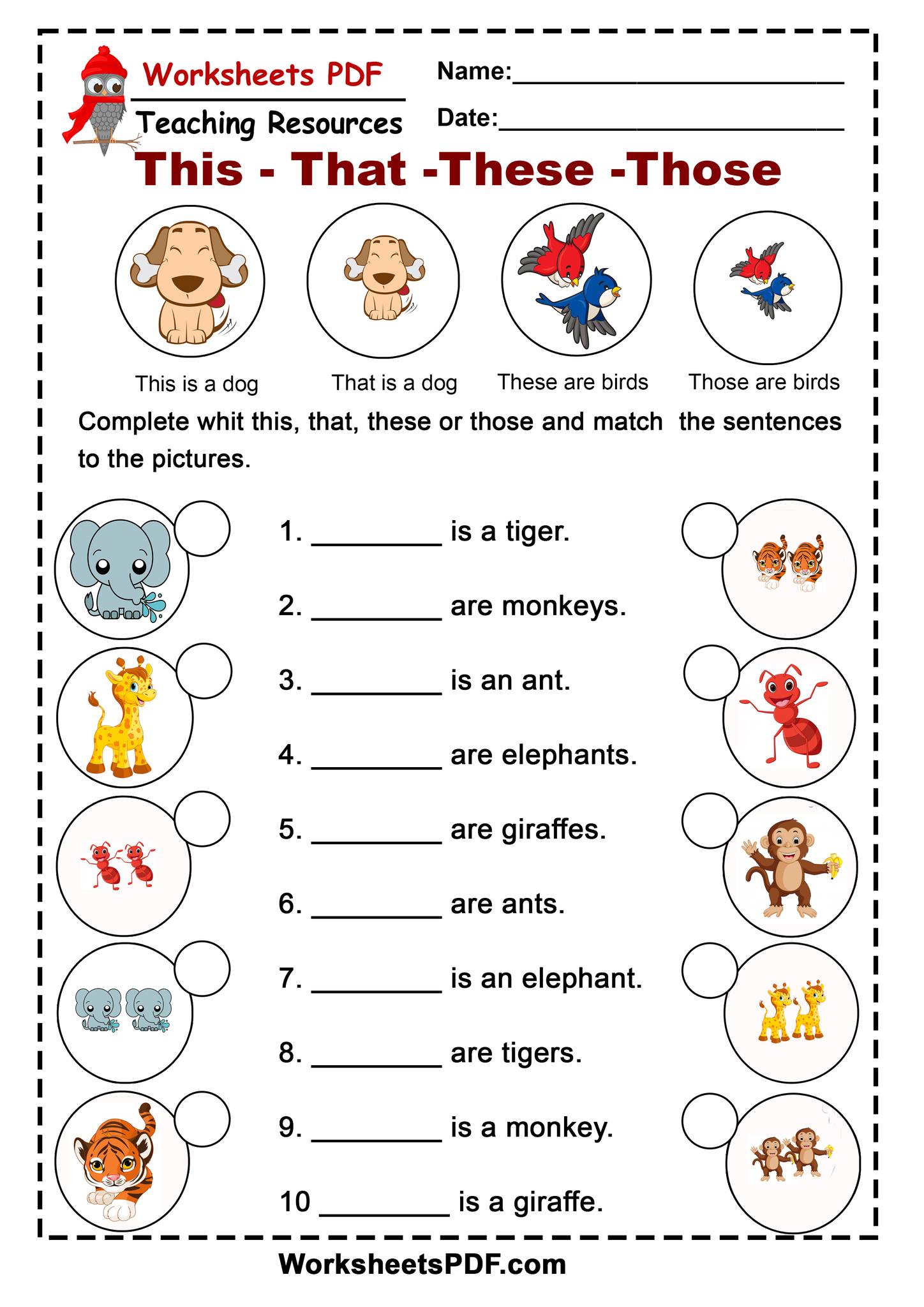 English Worksheets for ALL GRADES. Year 3, 4, 5, 6, 7, 8 | Complete ...