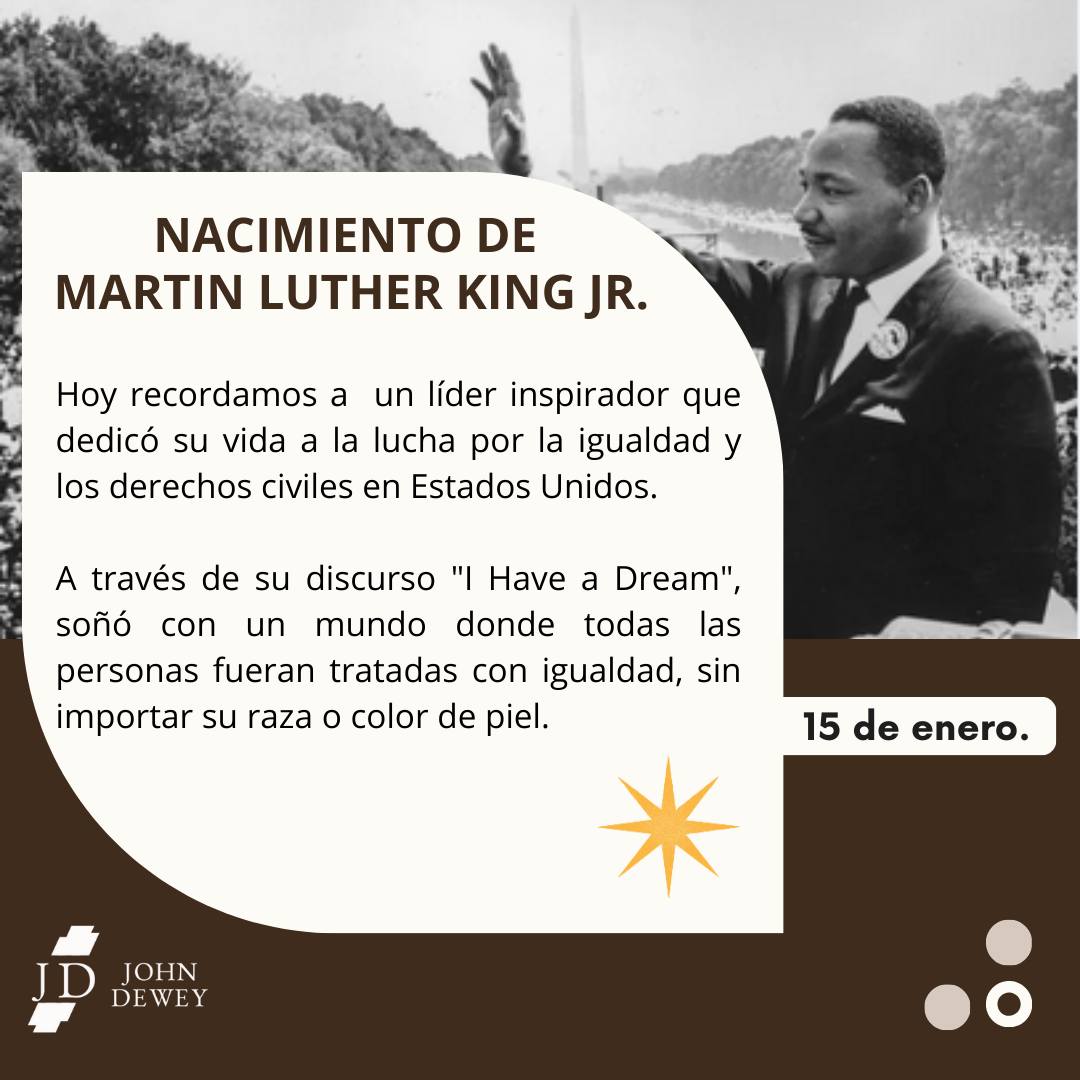 Instituto - Hoy conmemoramos el legado de Martin Luther King Jr. Un ...