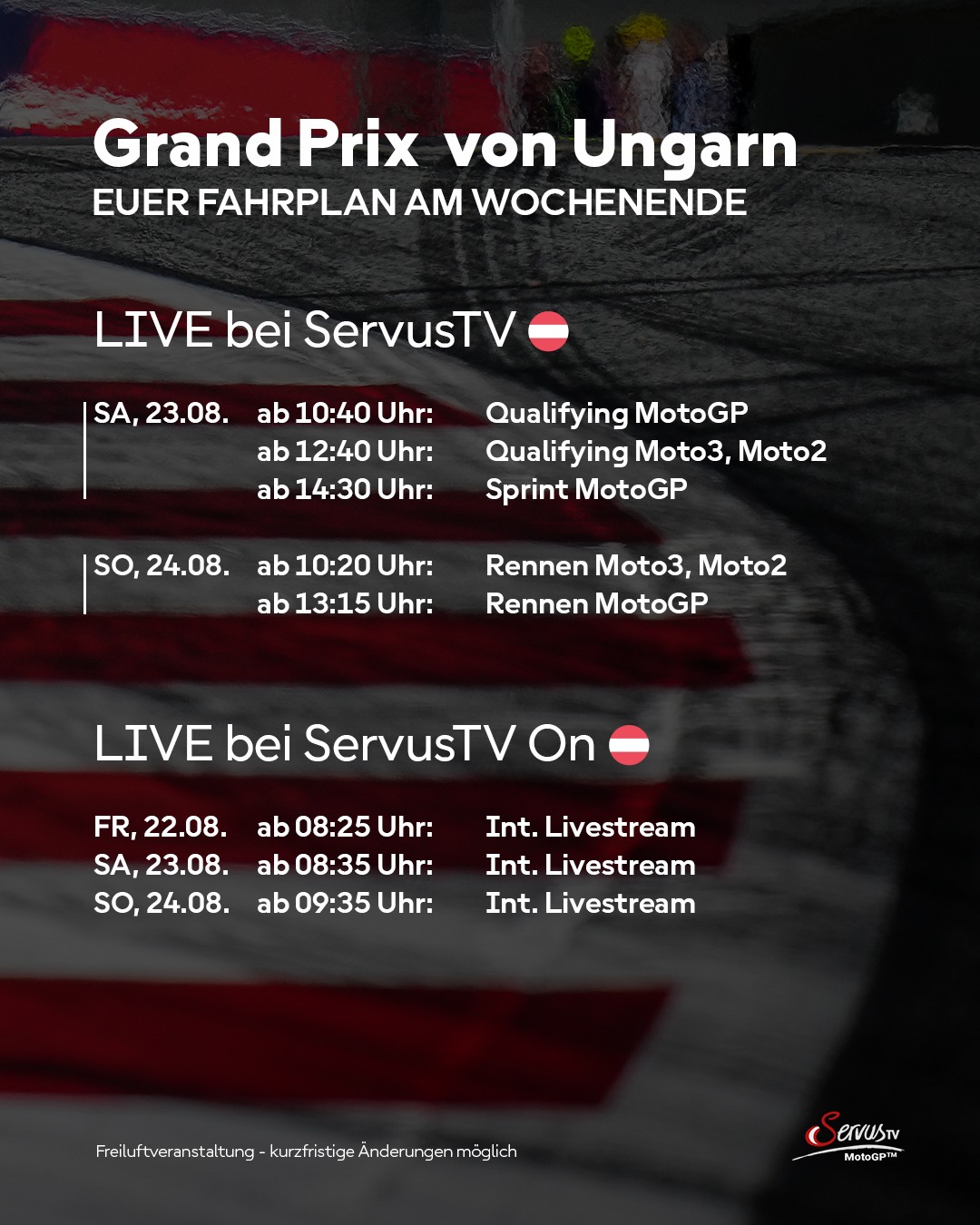 Servus Tv Programm Motogp