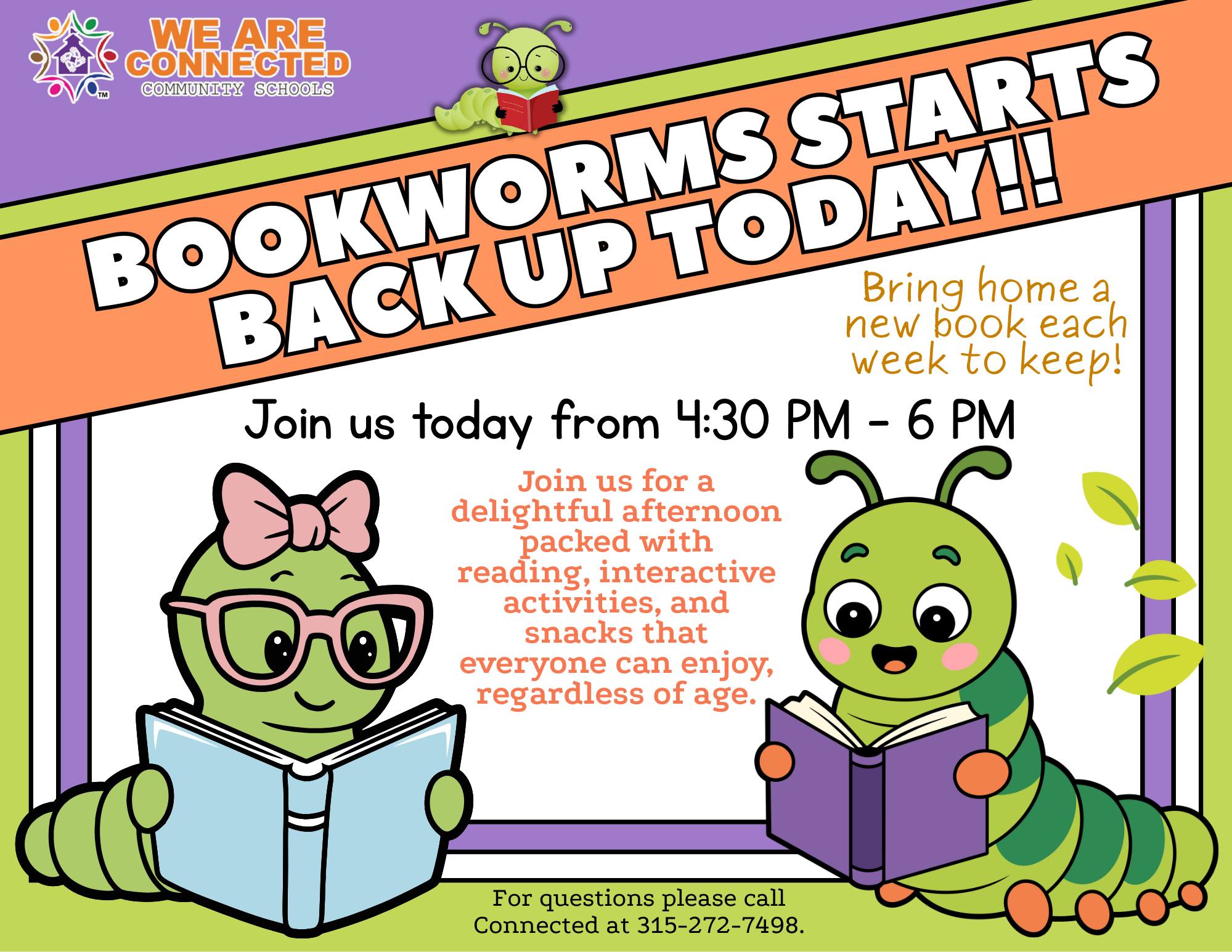 📚 Connected Bookworms is... - Connected Community Schools | Facebook