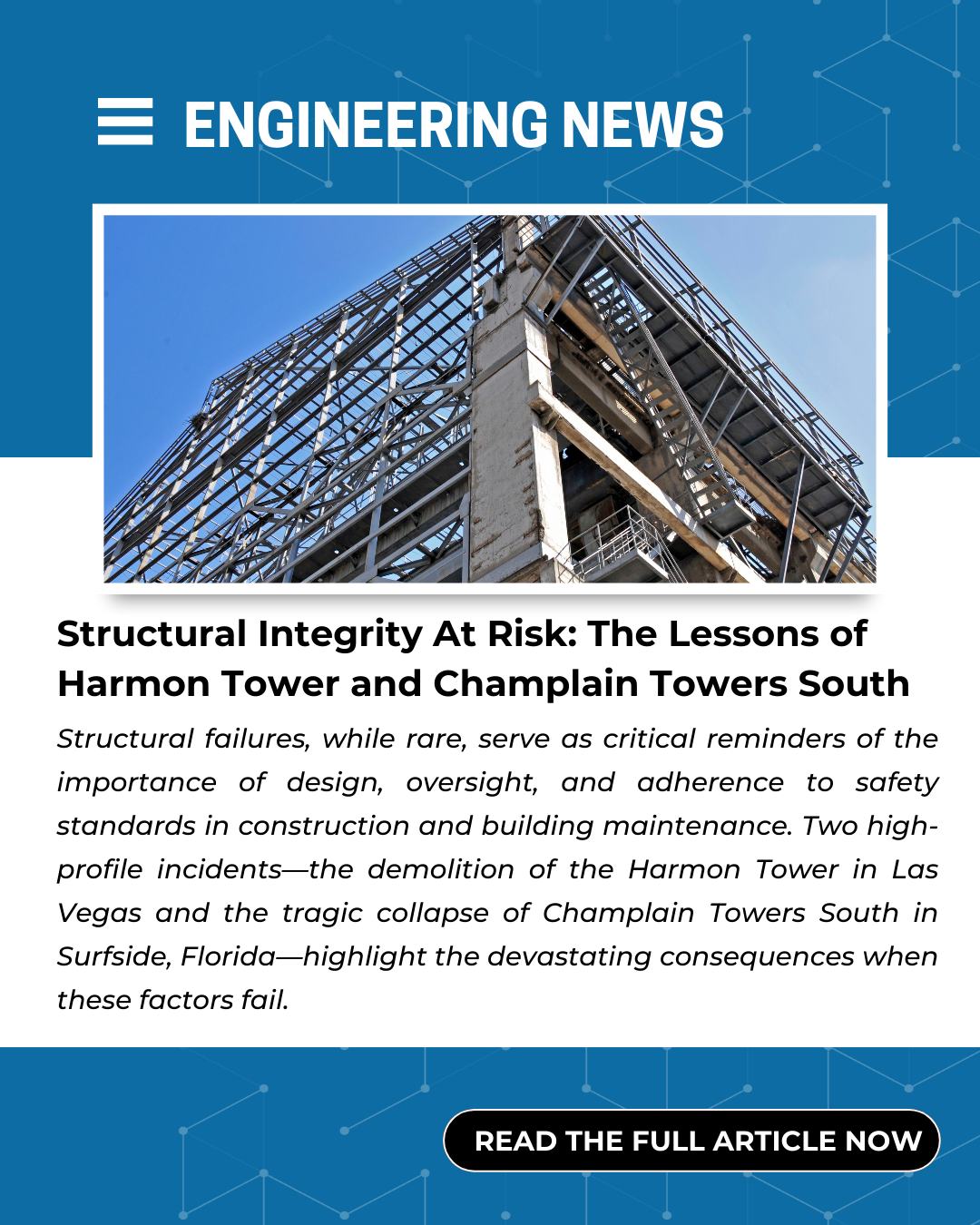 National - 🏗️ What can we learn from structural failures? The Harmon ...