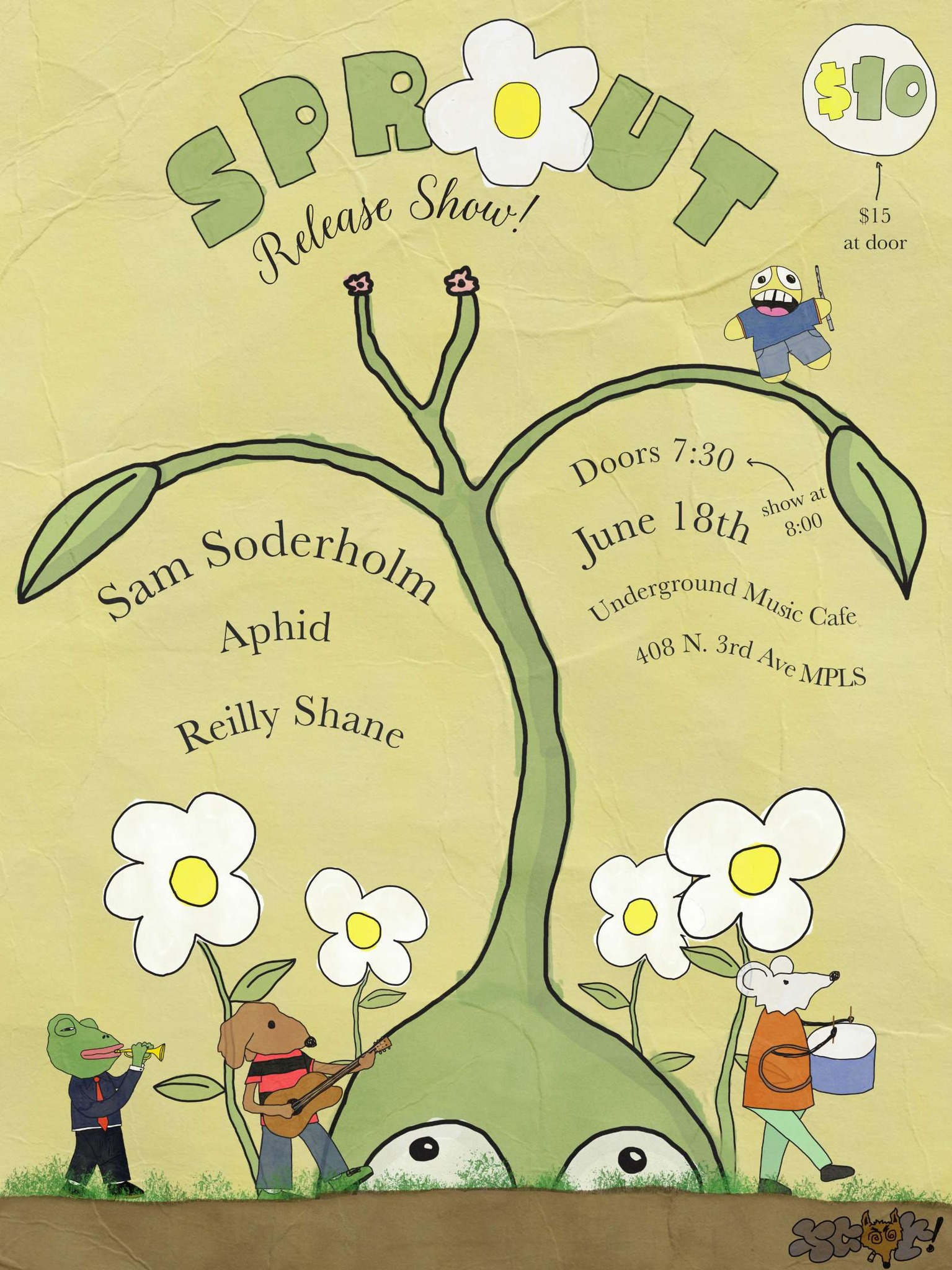 🌱 TONIGHT, JUNE... - Underground Music Cafe & Event Space | Facebook