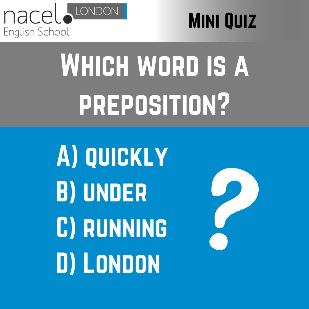 Nacel - Here's a mini quiz! How well do you know your prepositions? 🤔 ...